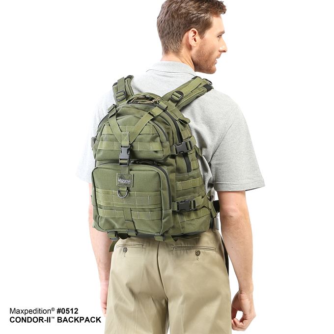 Condor-II Backpack | PALS | Maxpedition | Adventure Gear Canada