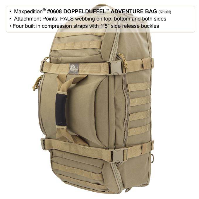 Doppelduffel Adventure Travel Bag | Duffel | Maxpedition | Adventure ...