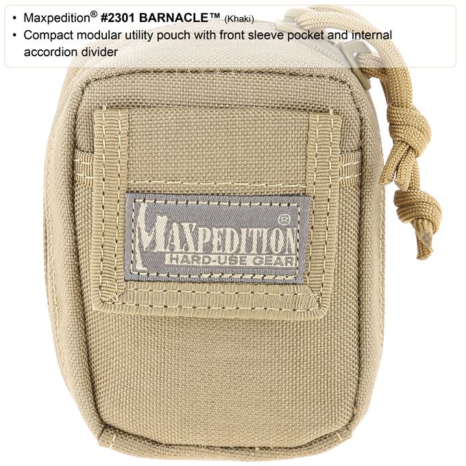 Barnacle Pouch | MOLLE/PALS | Maxpedition | Adventure Gear Canada