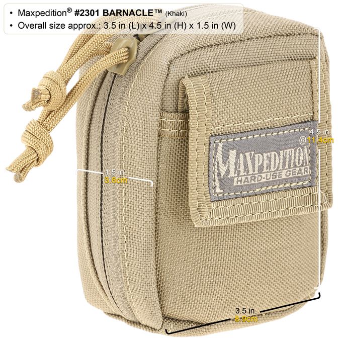 Barnacle Pouch | MOLLE/PALS | Maxpedition | Adventure Gear Canada