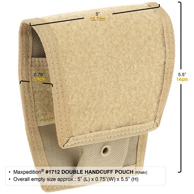Double Handcuff Pouch | MOLLE | Maxpedition | Adventure Gear Canada