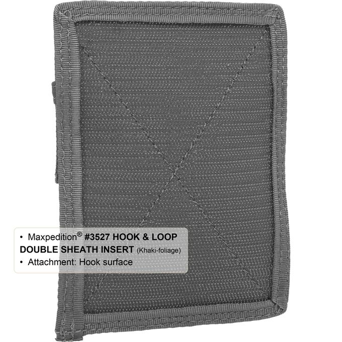 Hook-&-Loop Double Sheath Insert | Maxpedition | Adventure Gear Canada