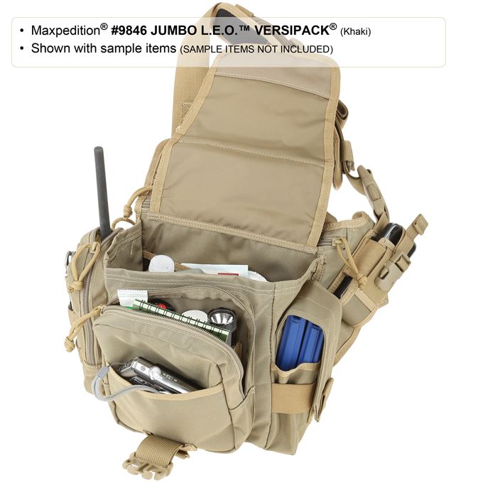 Jumbo L.E.O. Versipack | Shoulder Bag | Maxpedition | Adventure Gear Canada