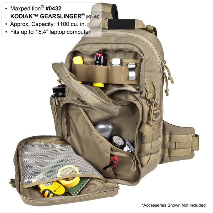 Kodiak Gearslinger | Sling Pack | Maxpedition | Adventure Gear Canada