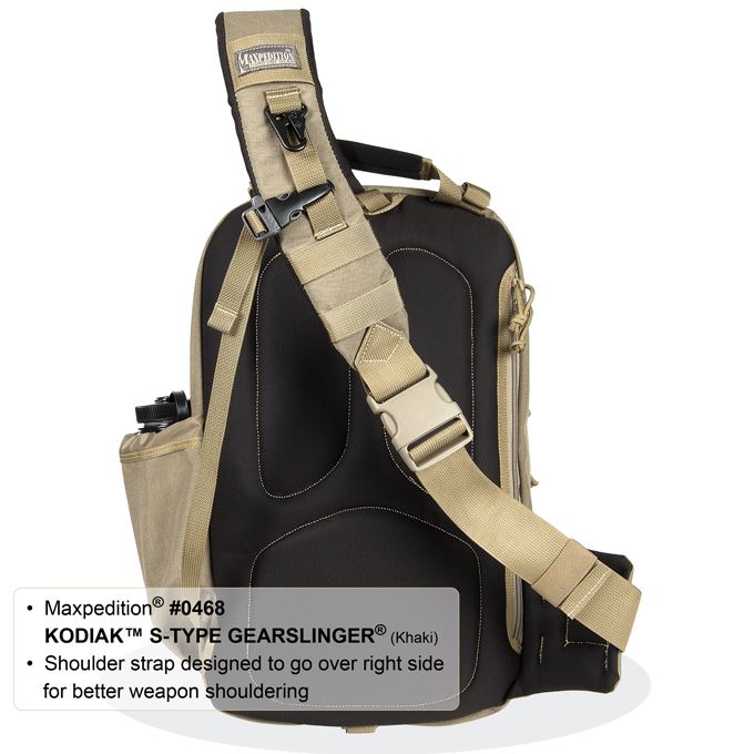 Kodiak S-type Gearslinger | Sling Pack | Maxpedition | Adventure Gear ...