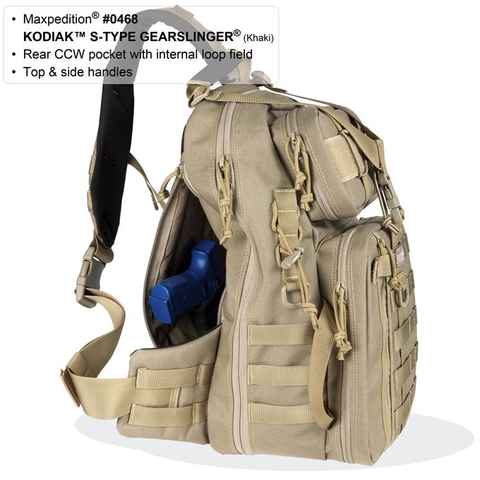 Kodiak S-type Gearslinger | Sling Pack | Maxpedition | Adventure Gear ...