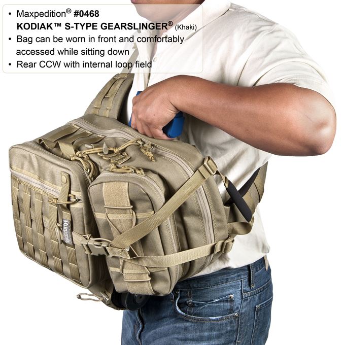 Kodiak S-type Gearslinger | Sling Pack | Maxpedition | Adventure Gear ...