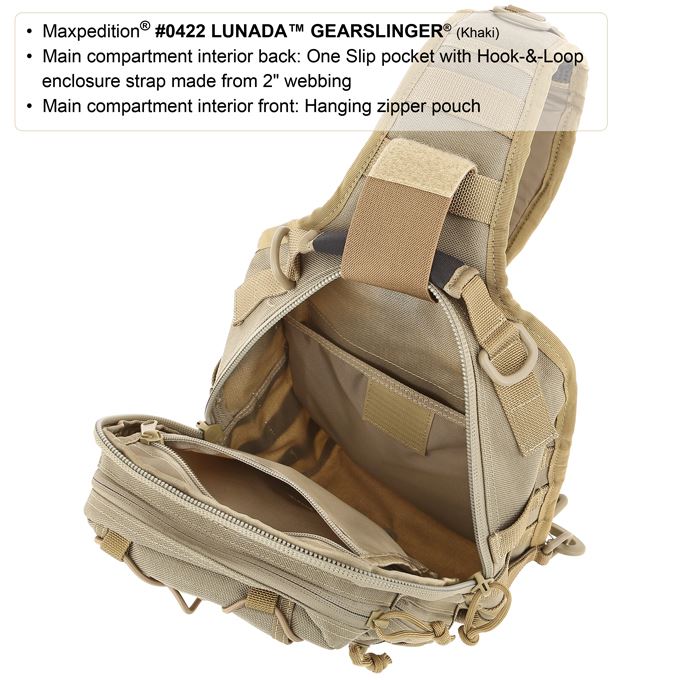 Lunada Gearslinger | Sling Pack | Maxpedition | Adventure Gear Canada