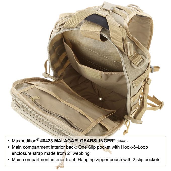 Malaga Gearslinger | Slingpack | Maxpedition | Adventure Gear Canada