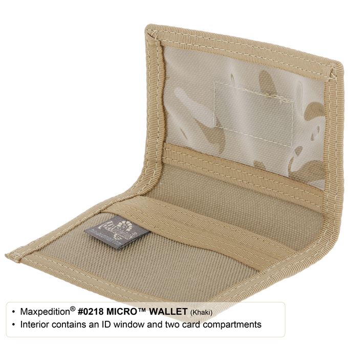 MICRO Wallet | Bill Fold | Maxpedition | Adventure Gear Canada