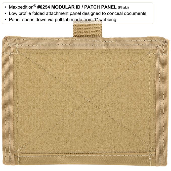 Modular ID/Patch Panel | Maxpedition | Adventure Gear Canada