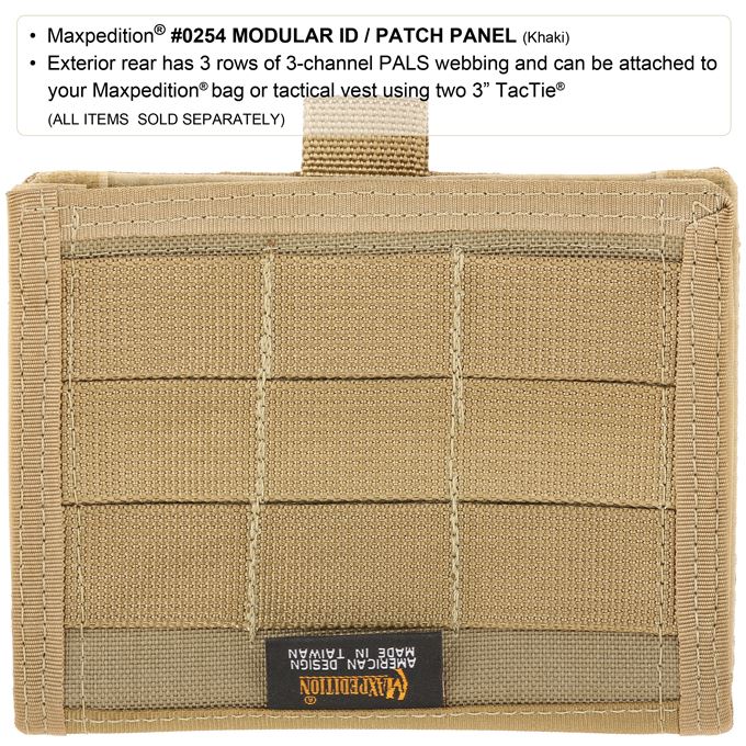 Modular ID/Patch Panel | Maxpedition | Adventure Gear Canada