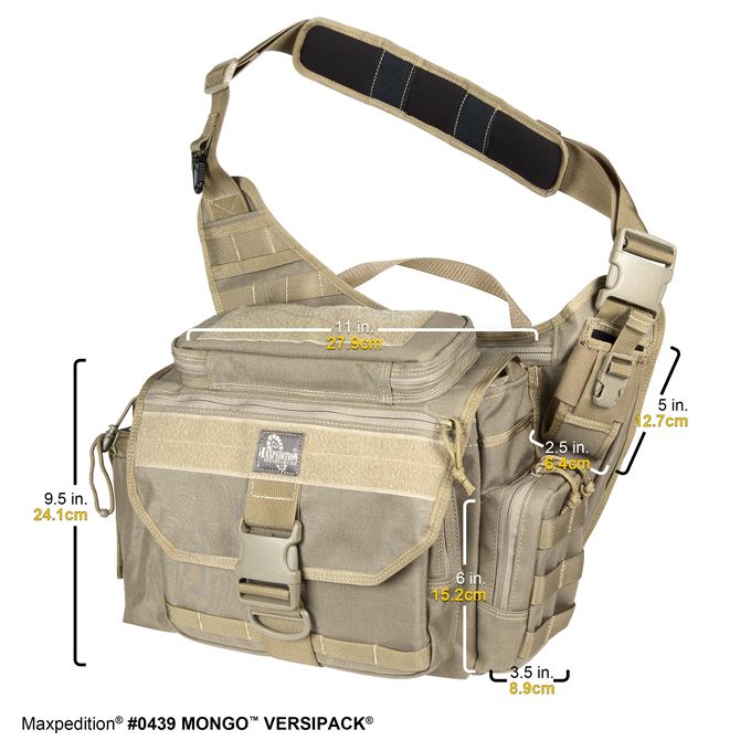 Mongo Versipack | Shoulder Bag | Maxpedition | Adventure Gear Canada