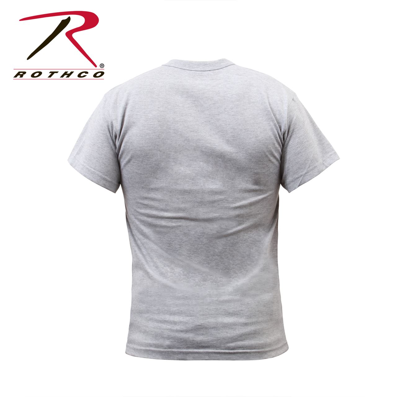 Military Grey Physical Training Poly/Cotton T-Shirt | Rothco ...