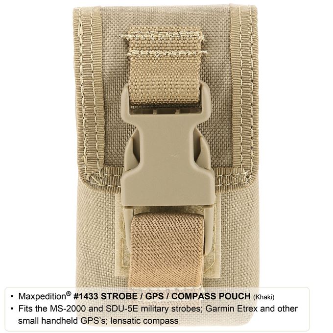 Strobe, GPS, Compass Pouch | MOLLE | Maxpedition | Adventure Gear Canada