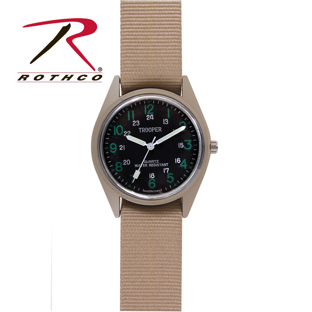 Field Watch | Water Resistant | Quartz | Rothco | Canada Paracord