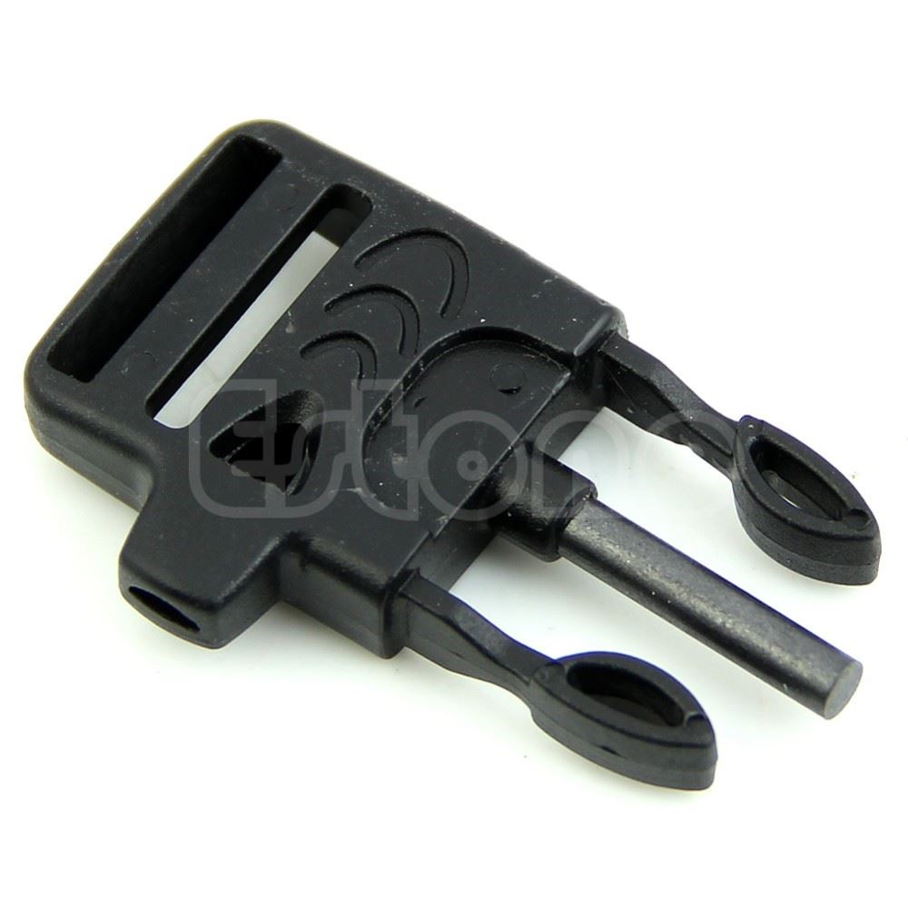 3/4 Inch Whistle Buckle Flint Fire Starter | Estone | Canada Paracord