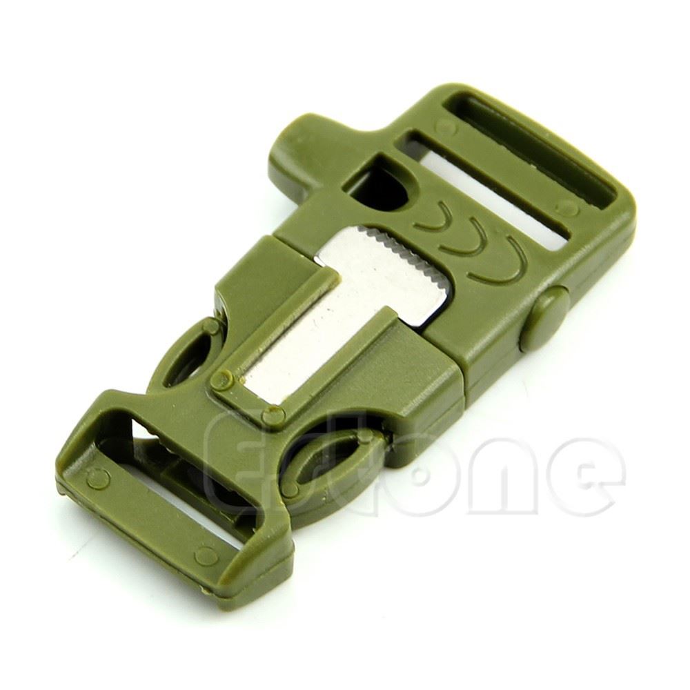 3/4 Inch Whistle Buckle Flint Fire Starter | Estone | Canada Paracord