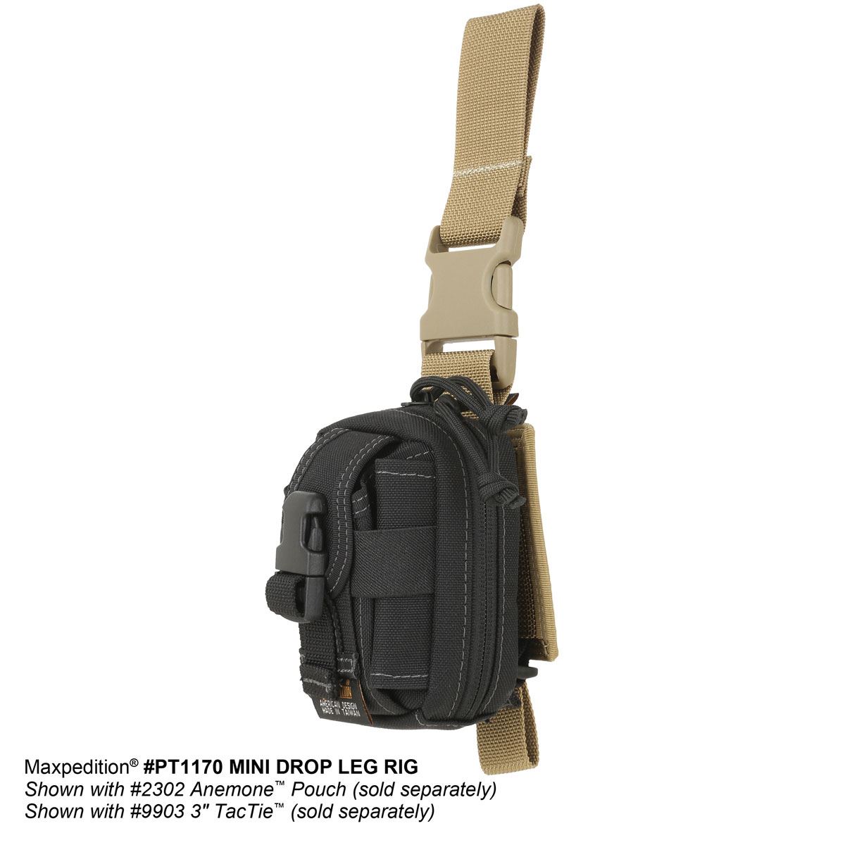 Mini Drop Leg Rig | MOLLE / PALS | Maxpedition | Adventure Gear Canada