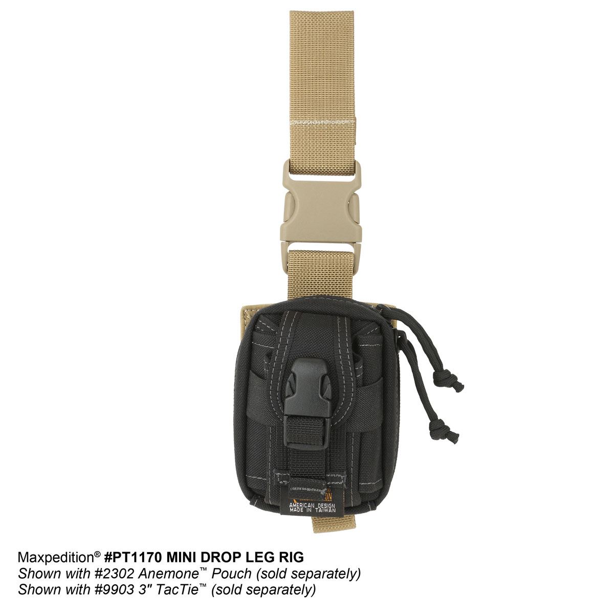 Mini Drop Leg Rig | MOLLE / PALS | Maxpedition | Adventure Gear Canada