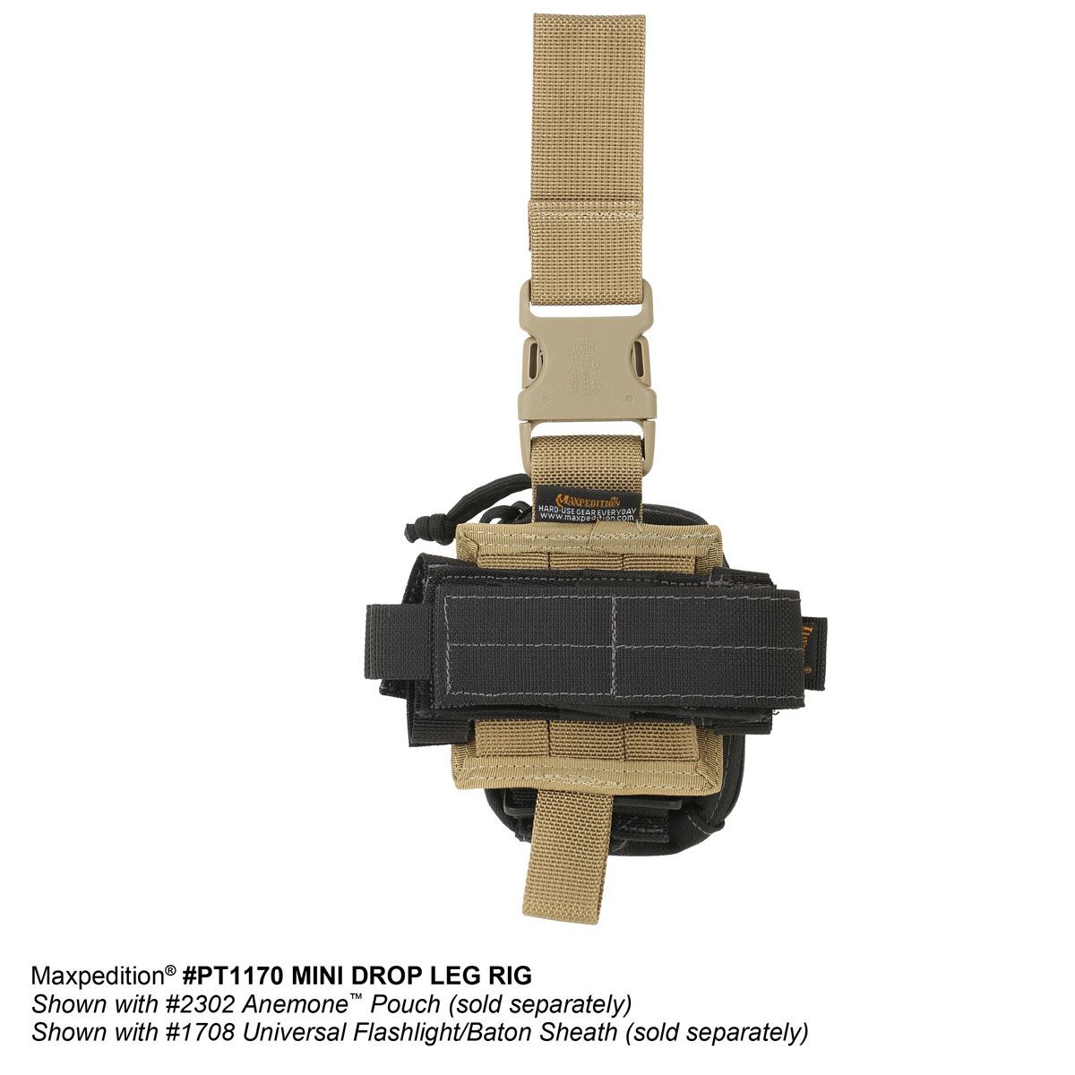 Mini Drop Leg Rig | MOLLE / PALS | Maxpedition | Adventure Gear Canada