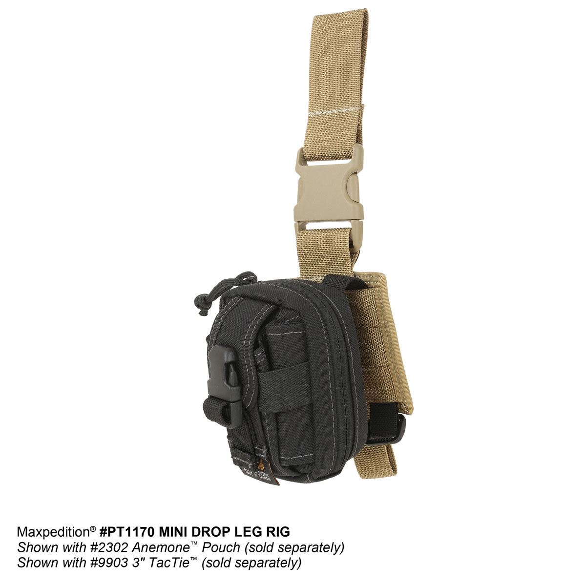 Mini Drop Leg Rig | MOLLE / PALS | Maxpedition | Adventure Gear Canada