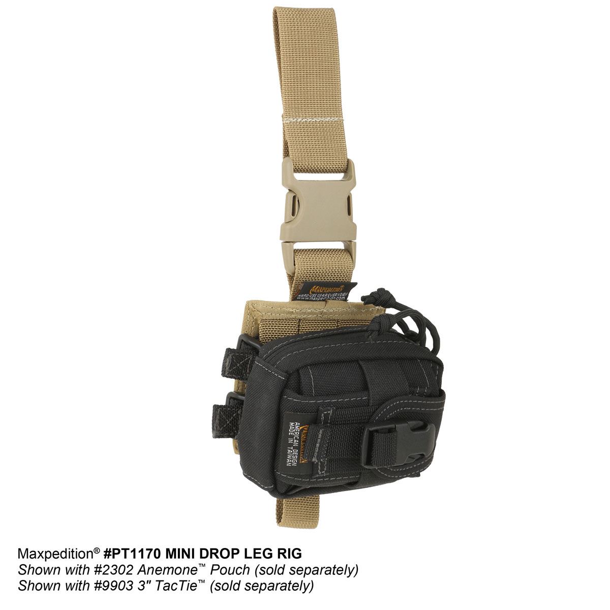 Mini Drop Leg Rig | MOLLE / PALS | Maxpedition | Adventure Gear Canada