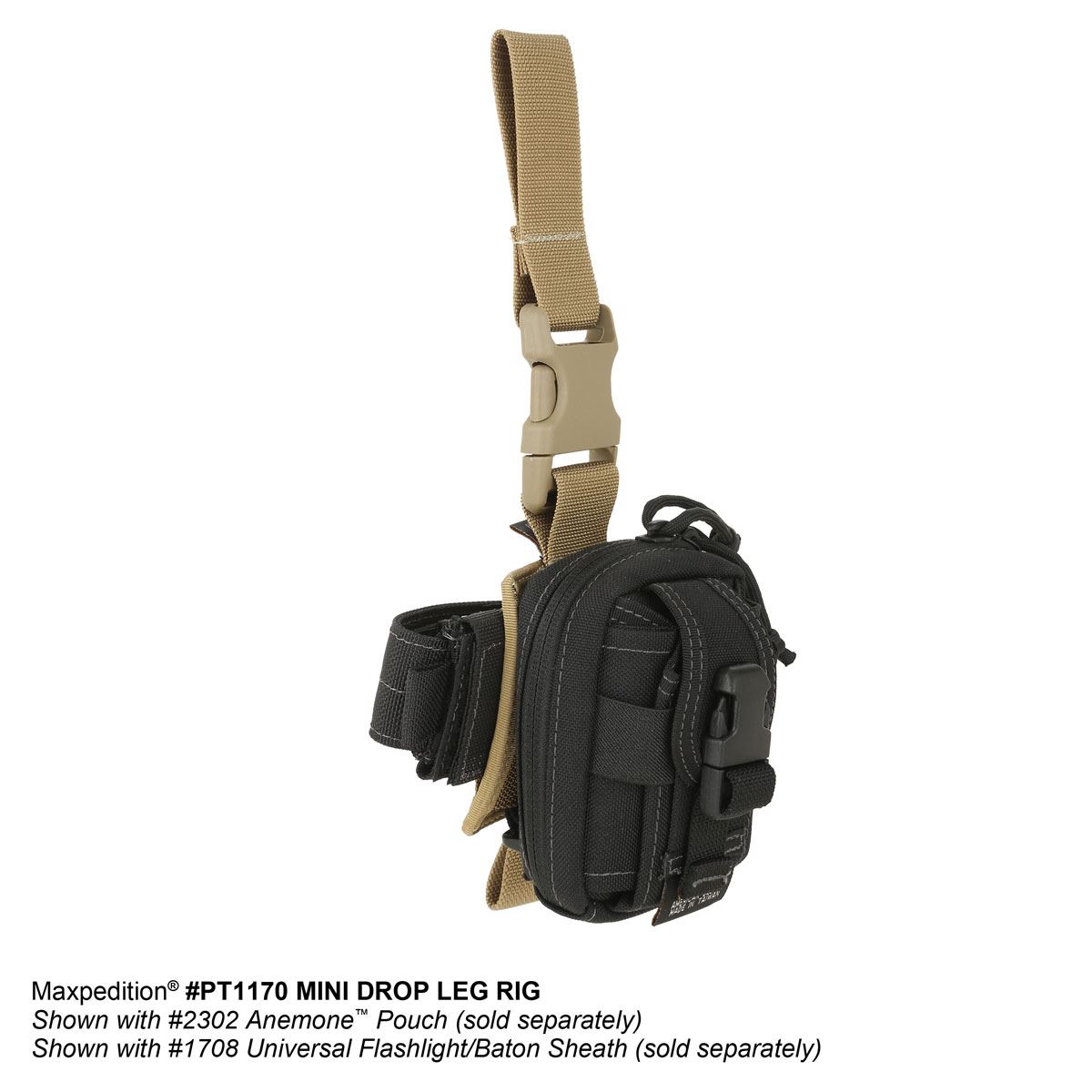 Mini Drop Leg Rig | MOLLE / PALS | Maxpedition | Adventure Gear Canada