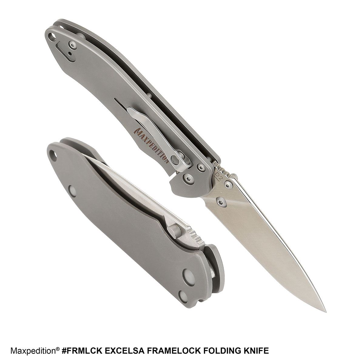 Framelock Folding Knife | Lightweight Titanium Handle | EXCELSA ...
