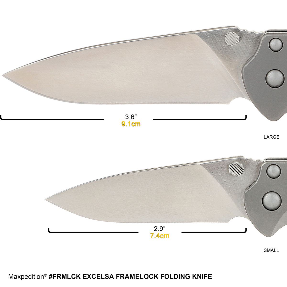 Framelock Folding Knife | Lightweight Titanium Handle | EXCELSA ...