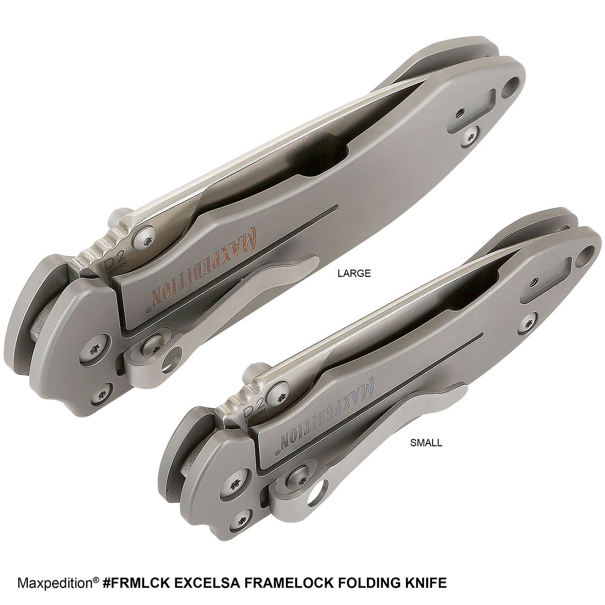 Framelock Folding Knife | Lightweight Titanium Handle | EXCELSA ...