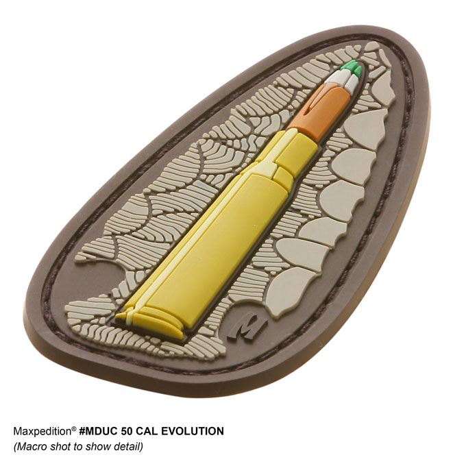 50 Cal Evolution 3D PVC Patch | Maxpedition | Adventure Gear Canada