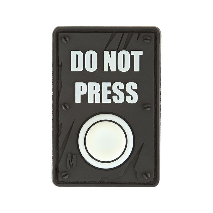 DO NOT PRESS PVC Patch | Maxpedition | Adventure Gear Canada