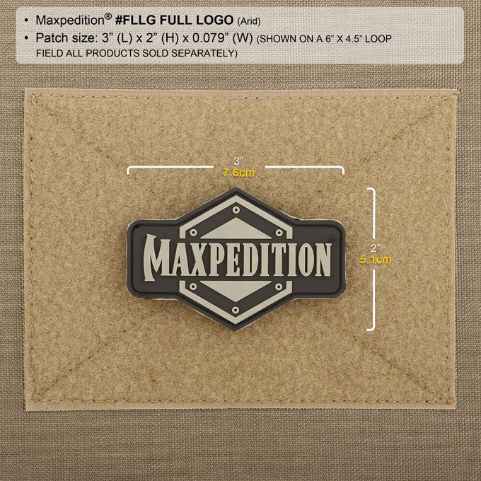Maxpedition Full Logo PVC Patch | Maxpedition | Adventure Gear Canada