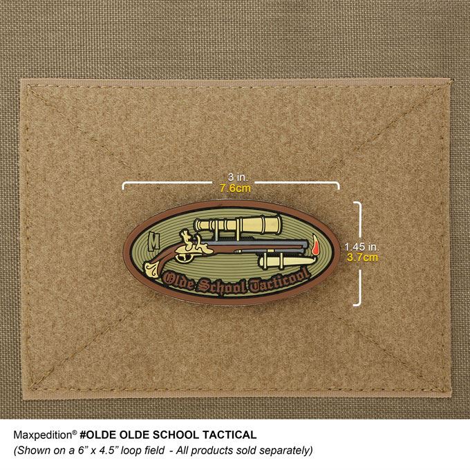 Olde School Tacticool PVC Patch | Maxpedition | Adventure Gear Canada