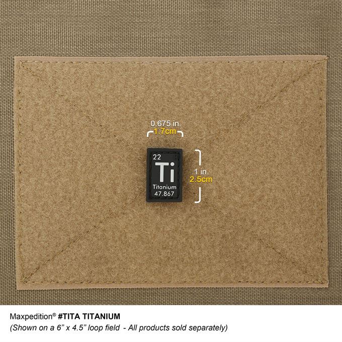 Titanium PVC Patch | Morale | Maxpedition | Adventure Gear Canada