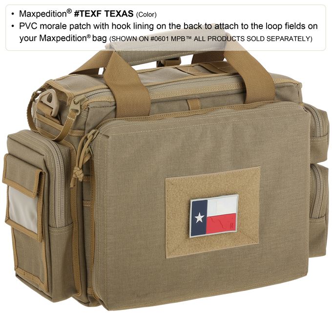 Texas Flag PVC Patch | Hook & Loop | Maxpedition | Adventure Gear Canada