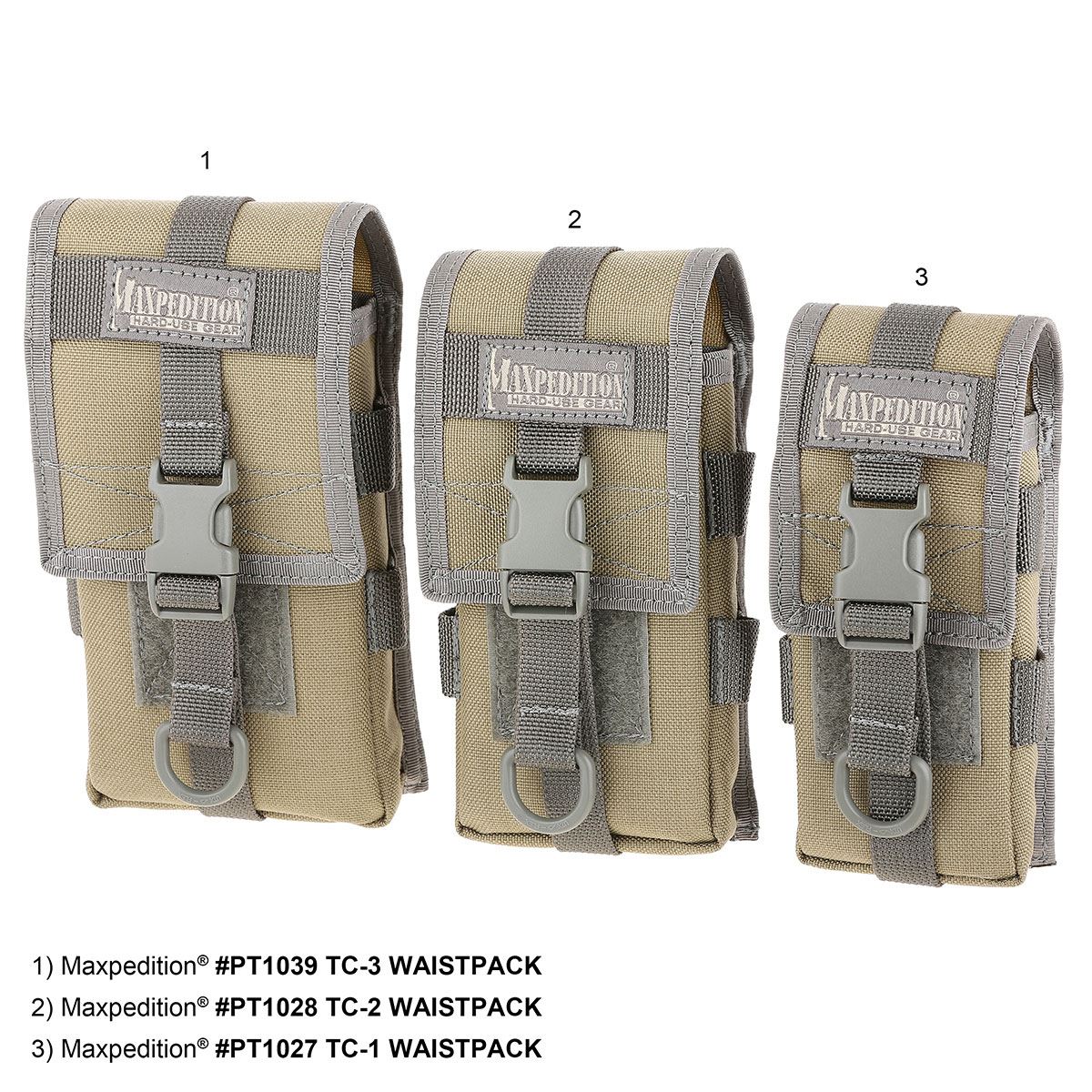 TC-2 Utility Pouch | Belt, MOLLE, PALS | Maxpedition | Adventure Gear ...