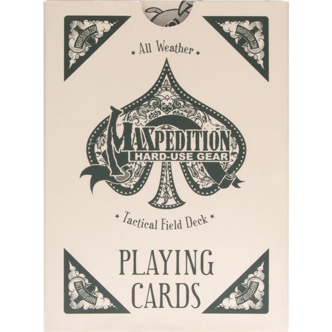Tactical Field Deck All Weather Playing Cards Maxpedition | Adventure ...