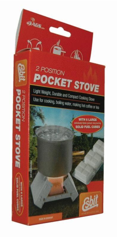 Small Pocket Stove Including Fuel Tablets | Esbit | Adventure Gear Canada