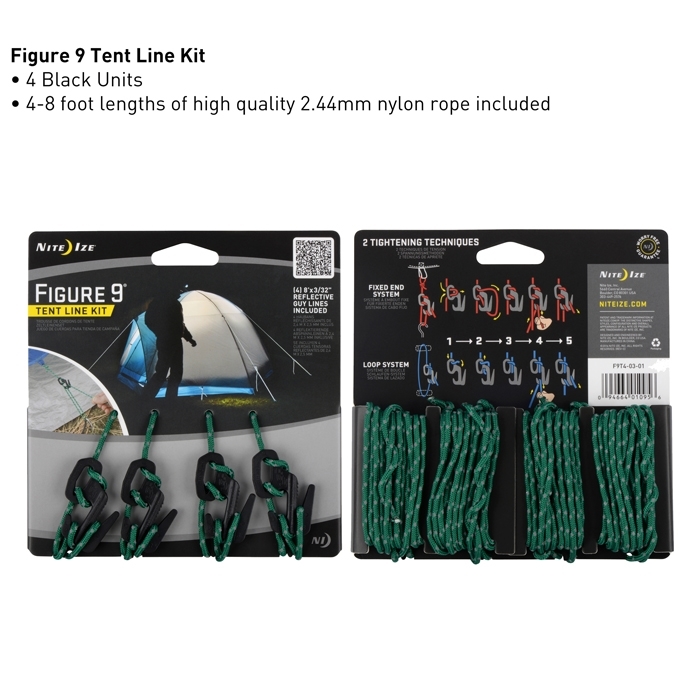 Figure 9 Tent Guy Line Kit | Nite Ize | Adventure Gear Canada