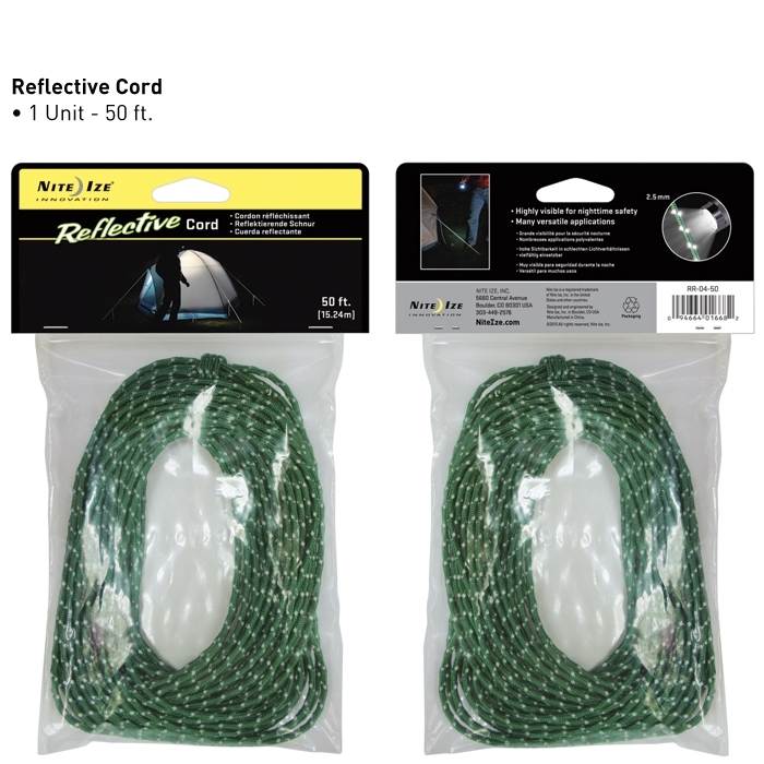 Reflective Cord | Green | Nite Ize | Adventure Gear Canada