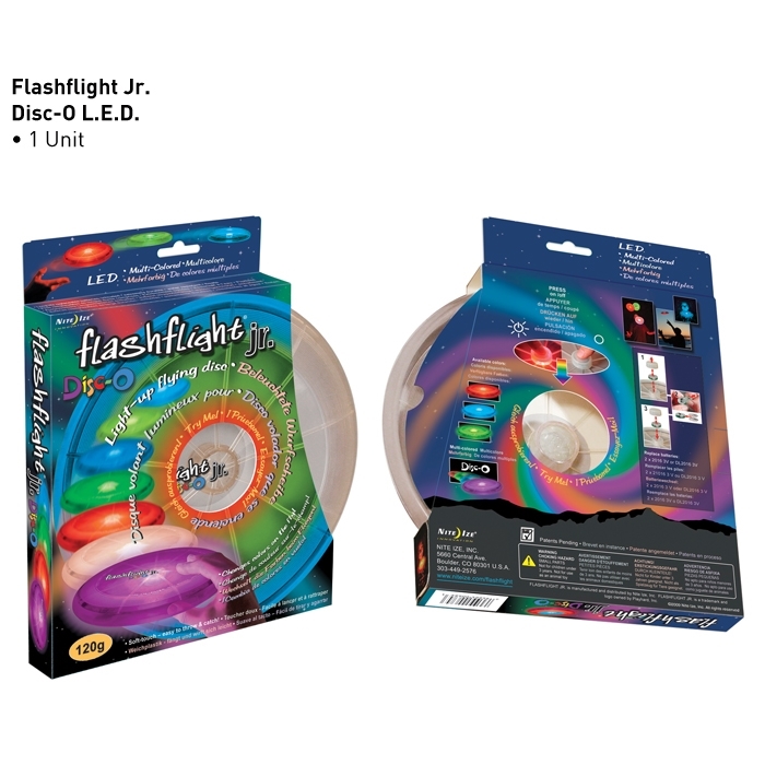 Junior Flashflight | LED Frisbee | Flying Disk | Nite Ize | Adventure ...