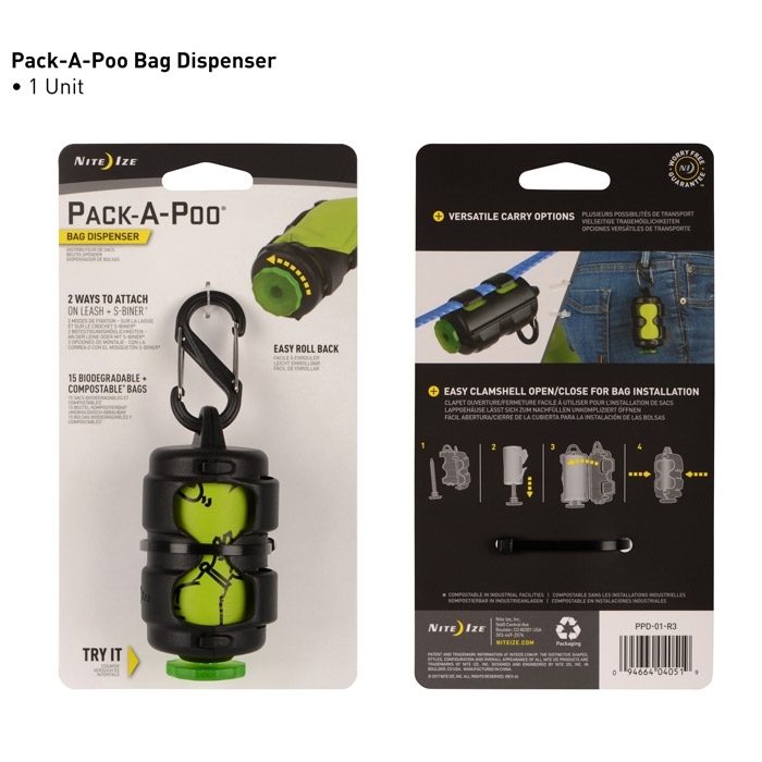 Pack-a-Poo | Bag Dispenser | Nite Ize | Canada Paracord