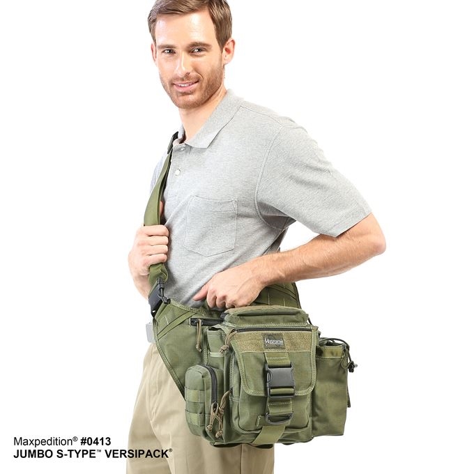 Jumbo S-Type Versipack | Shoulder Bag | Maxpedition | Adventure Gear Canada