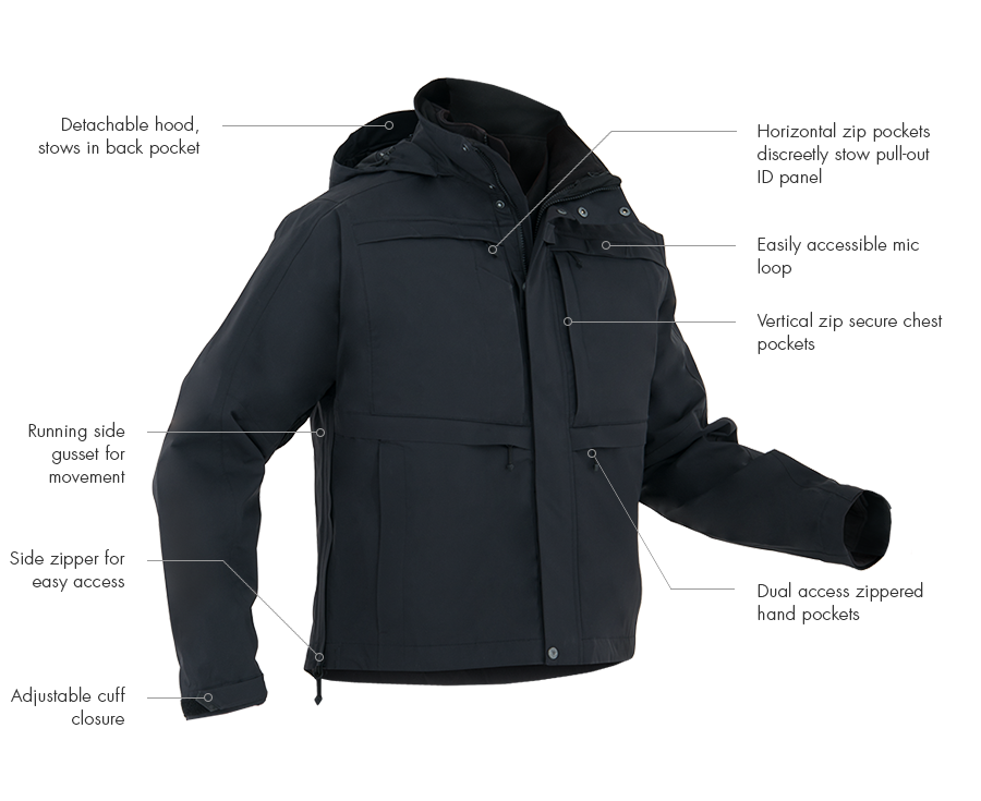 Men’s Tactix System 3 in 1 Jacket | First Tactical | Adventure Gear Canada
