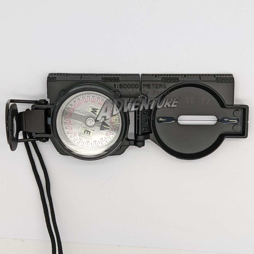 G.I. Military Tritium Lensatic Compass Model #3H | Cammenga | Adventure ...