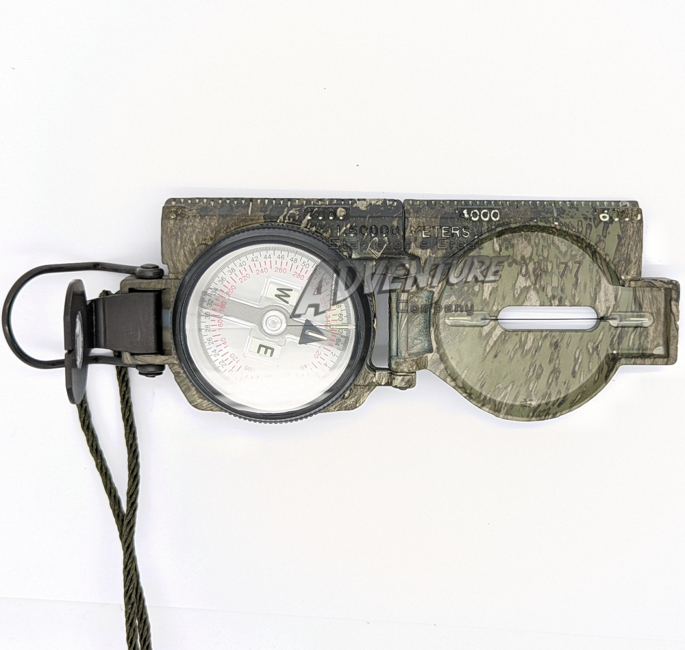 G.I. Military Tritium Lensatic Compass Model #3H | Cammenga | Adventure ...