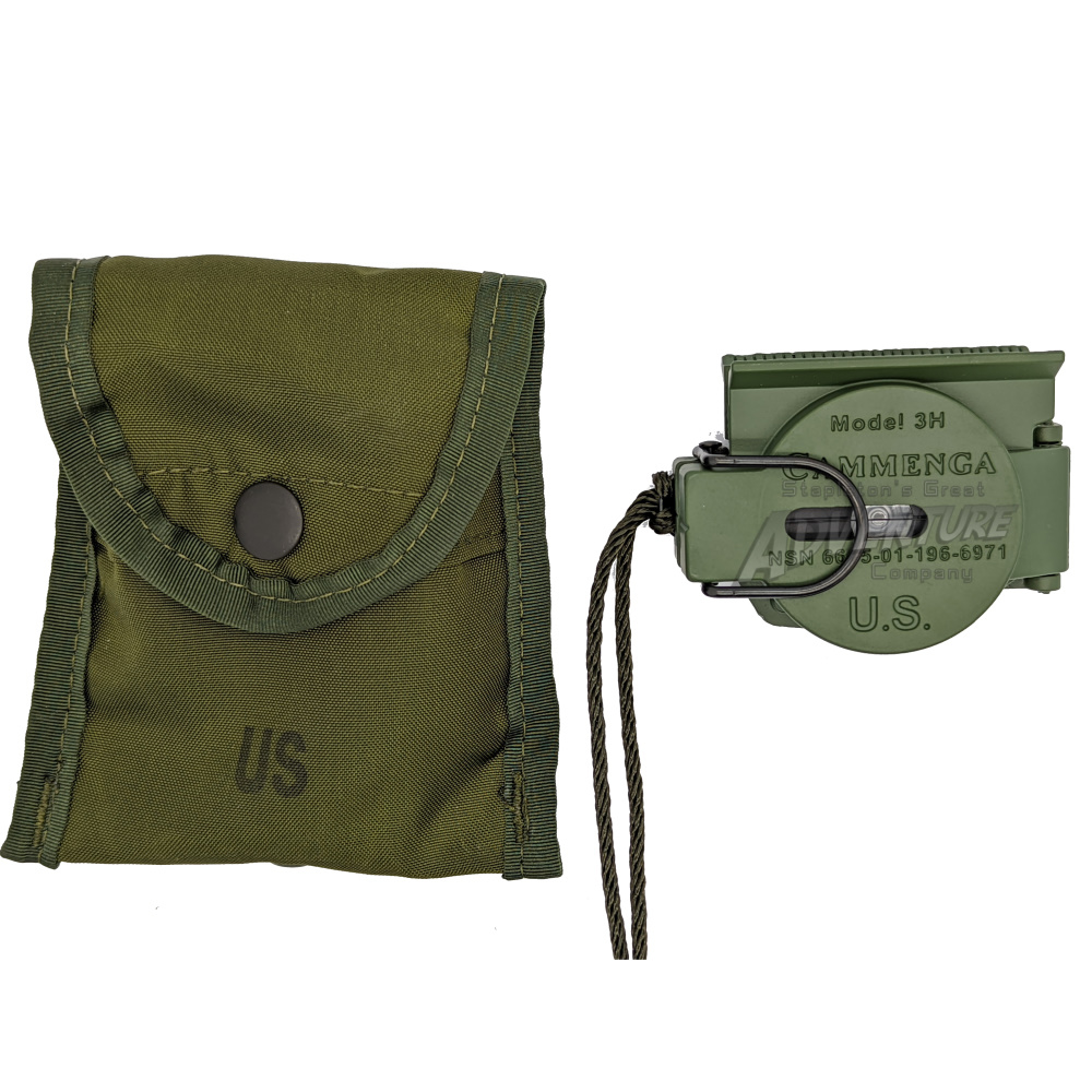 G.I. Military Tritium Lensatic Compass Model #3H | Cammenga | Adventure ...