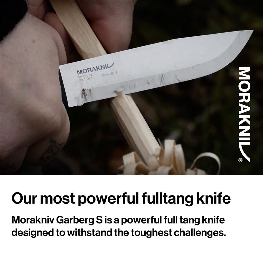 Garberg Multi-mount Stainless Steel Knife | Morakniv® | Adventure Gear ...